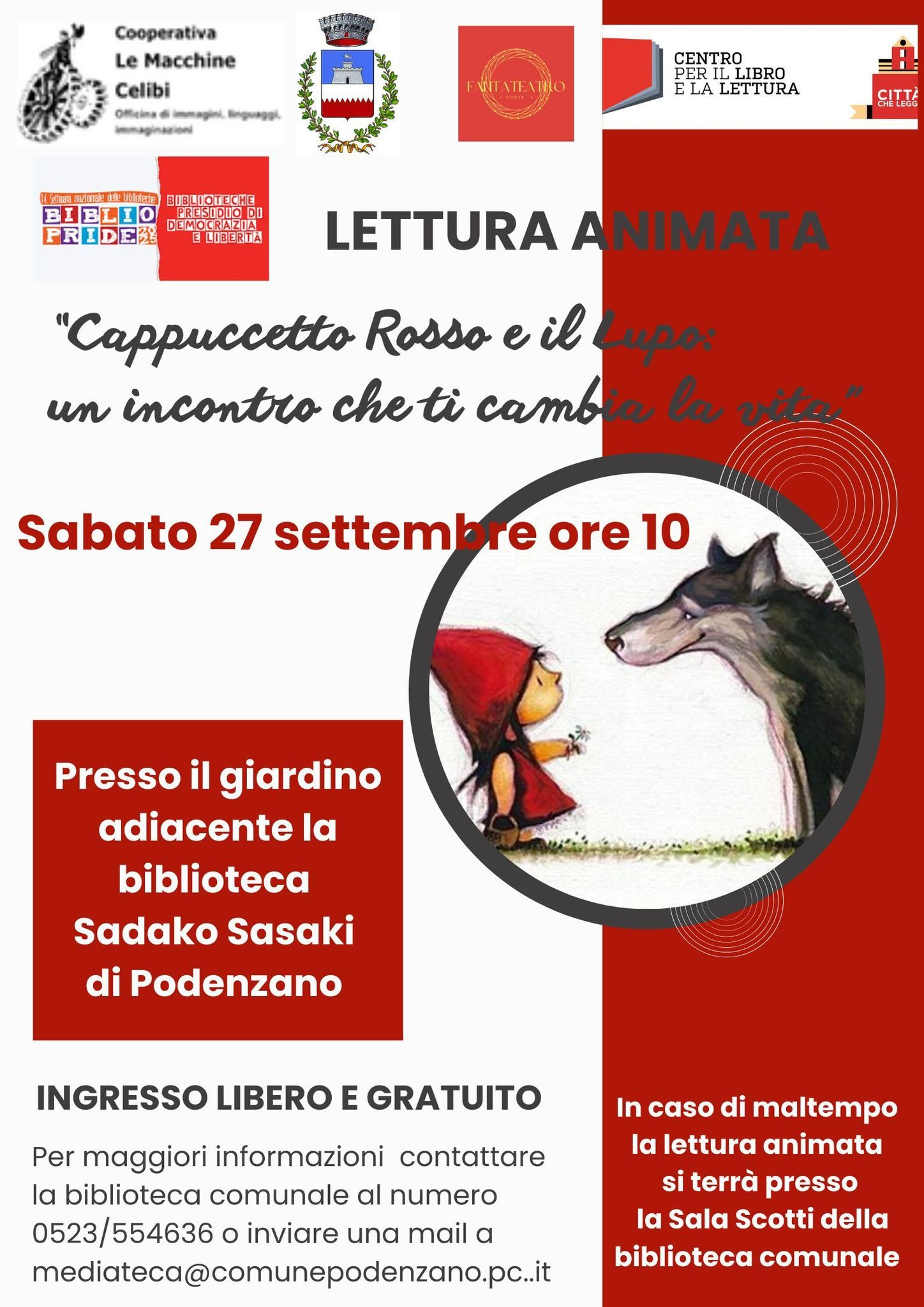 Lettura animata "Cappuccetto Rosso e il lupo: un incontro che ti cambia ...