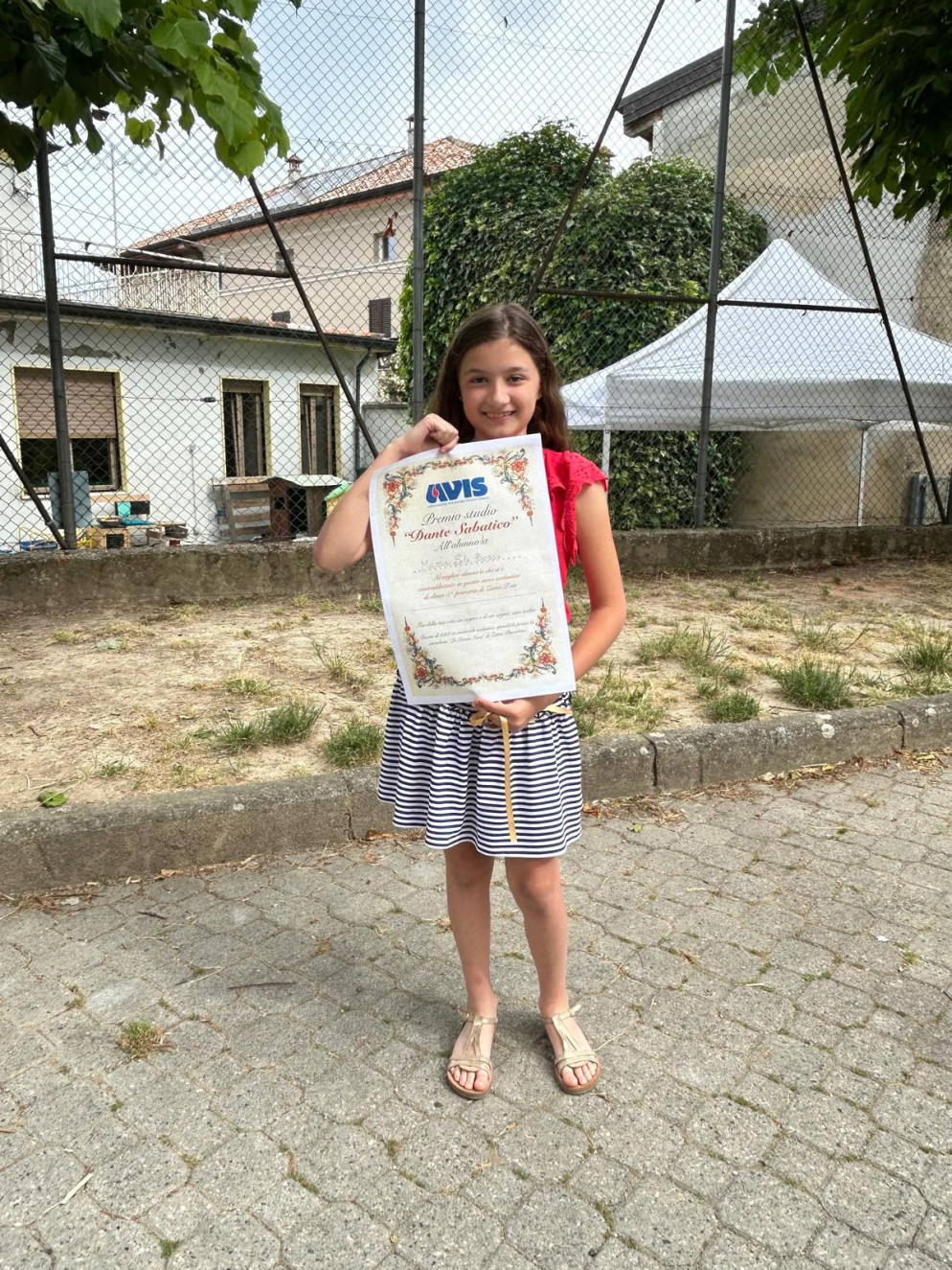 Ziano, a Maria Sole Bossi di quinta elementare la borsa di studio Avis ...